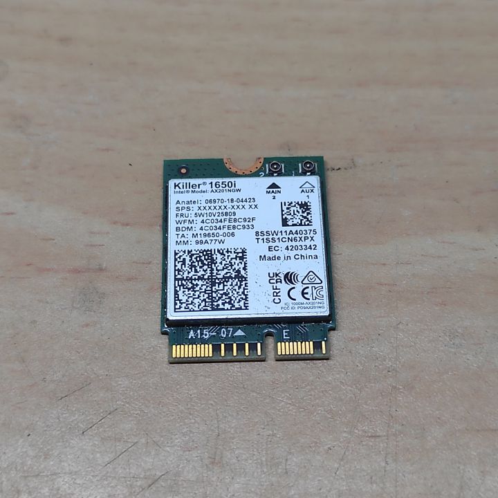 Wificard Wifi Card Laptop Acer Nitro 5 AN515 AN515-57 AN515-57-52BQ ...