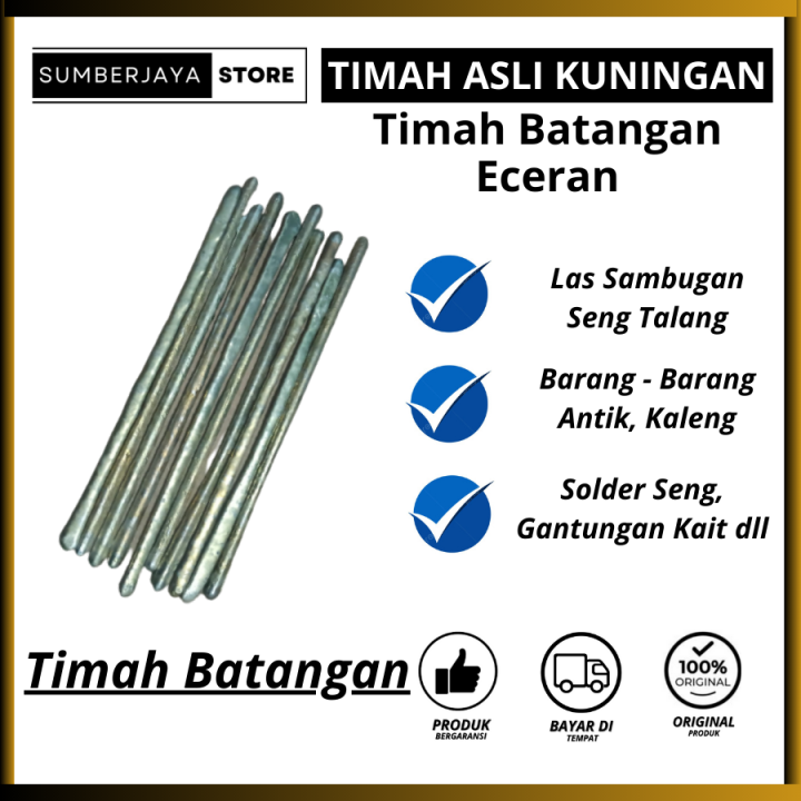 Timah Batangan Eceran Timah Patri Batanga Timah Solder Batangan Timah ...
