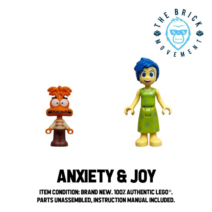 DISNEY PIXAR INSIDE OUT Anxiety & Joy Minifigure | Lazada PH