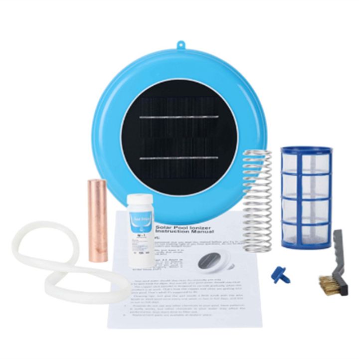 (ZYMB) Solar Pool Ionizer Copper Silver Ion Swimming Pool Purifier ...