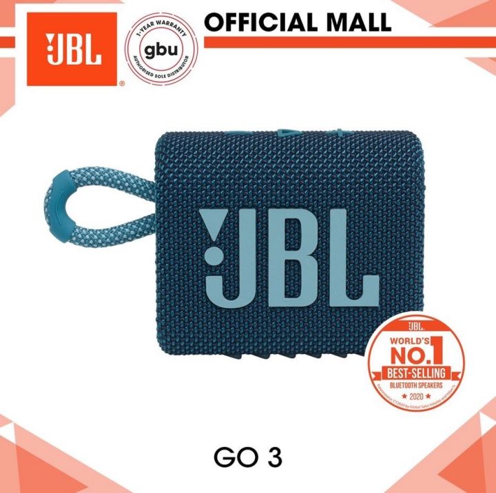 JBL Go 3 Portable Bluetooth Speaker Box IP67 Waterproof Mini Wireless ...