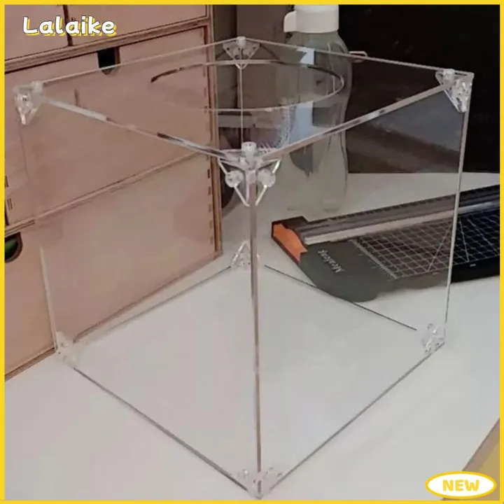 LALAIKE 200mm/300mm Acrylic Lucky Draw Box Transparent Clear Acrylic ...