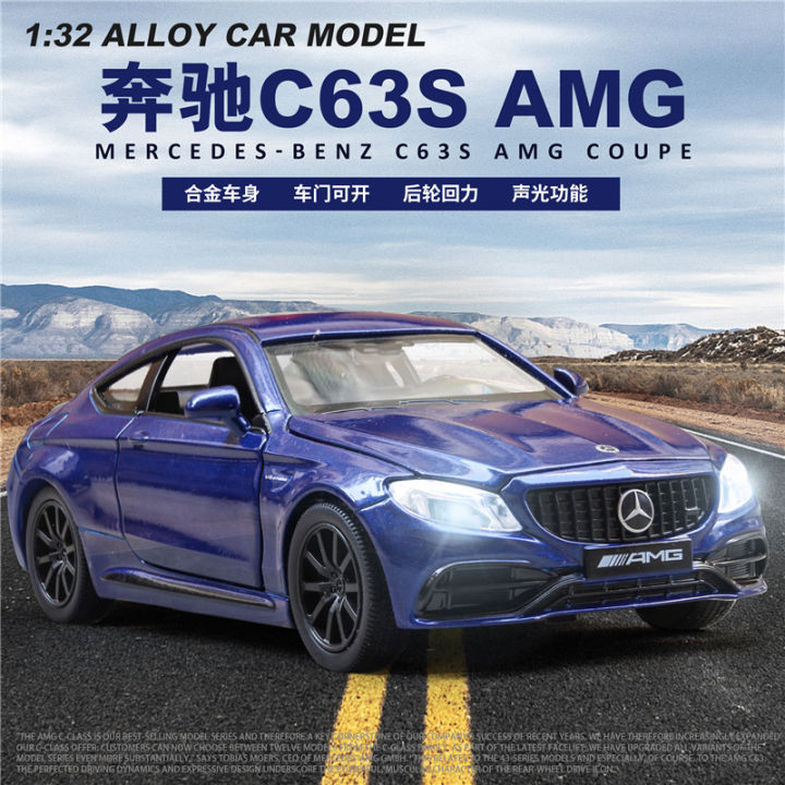 Mercedes Benz C63S AMG Coupe Die Cast Model, Car Alloy vehicle pull ...