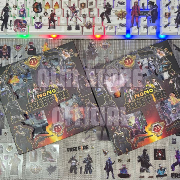 Stiker Lucu Nono Karakter Free Fire FF Stiker Viral Isi 100 Lembar ...