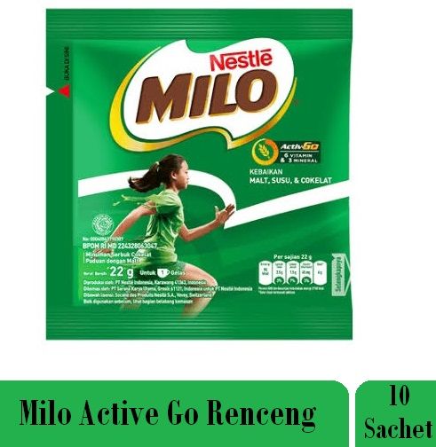 Milo Bubuk Sachet isi 11 pcs - Milo Susu Bubuk Kemasan 22gr 1 Renceng ...