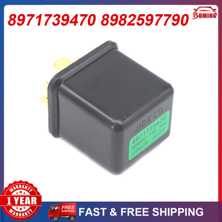 F New Car 24V Starter Relay 8971739470 For Isuzu Engine 4HK1 Truck NQR ...
