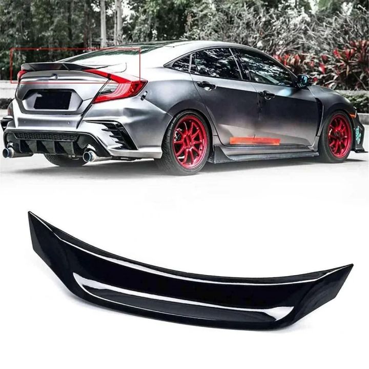 For Honda Civic 10th Gen Sedan 2017-2020 Civic R Style Spoiler Car Rear ...