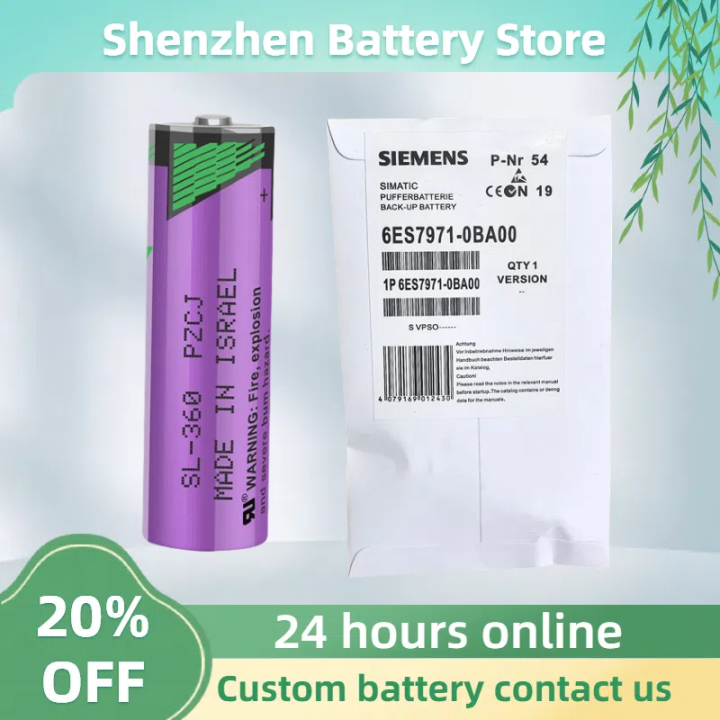 Genuine 6ES7971-0BA00 Battery AA 3.6V Tadiran SL-360 TL-5903 Siemens S7 ...