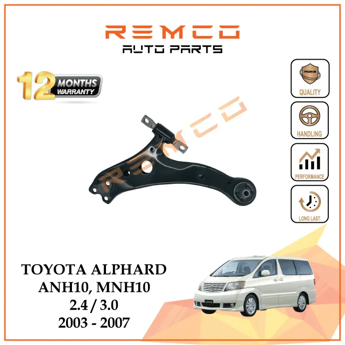 TOYOTA ALPHARD ANH10 MNH10 / TOYOTA ESTIMA ACR30 MCR40 / HARRIER ACU30 MCU30 , FRONT LOWER ARM ...