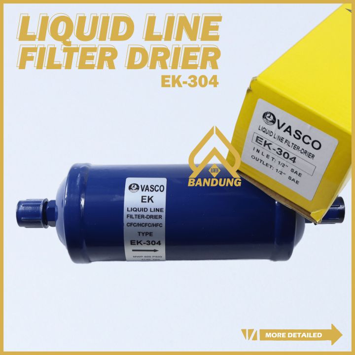 LIQUID LINE FILTER DRIER EK 304 1/2" | PENYARING SIRKULASI AC REFRIGANT ...