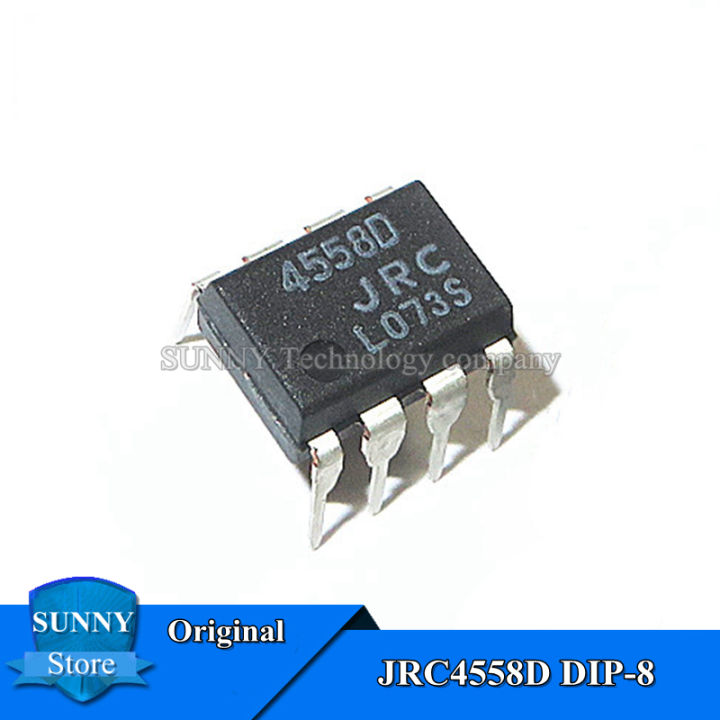 10Pcs Original JRC4558D DIP-8 JRC4558 NJM4558D 4558D DIP8 Dual Op Amp Amplifier IC New Original ...