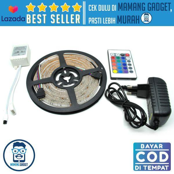 NEW RGB LED Strip 3528 300 LED 5 Meter with 12V 2A Light Controller ...