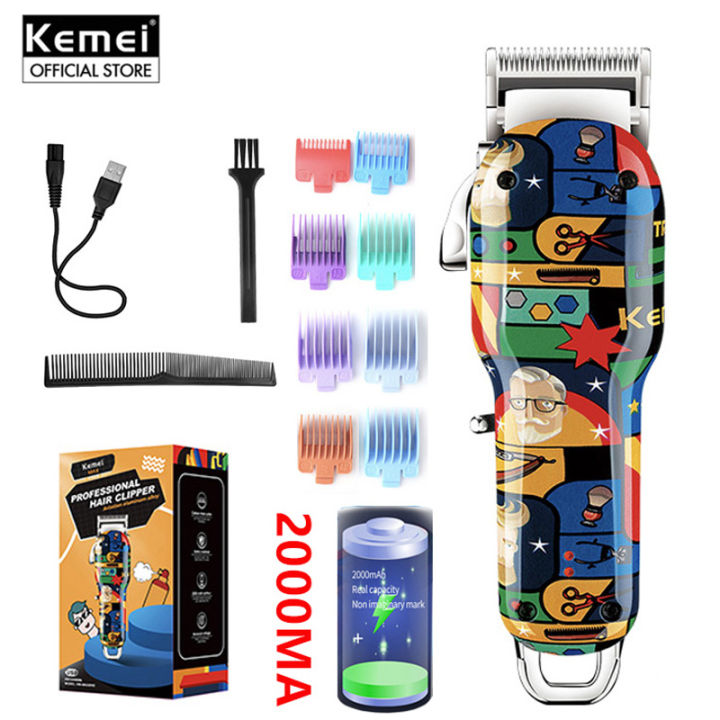 Kemei KM-2092 Hair Cutting Machine Electric Hair Clipper for Men Hair ...