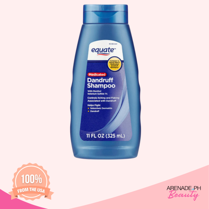 Equate Medicated Dandruff Shampoo with Menthol Selenium Sulfide 1% ...