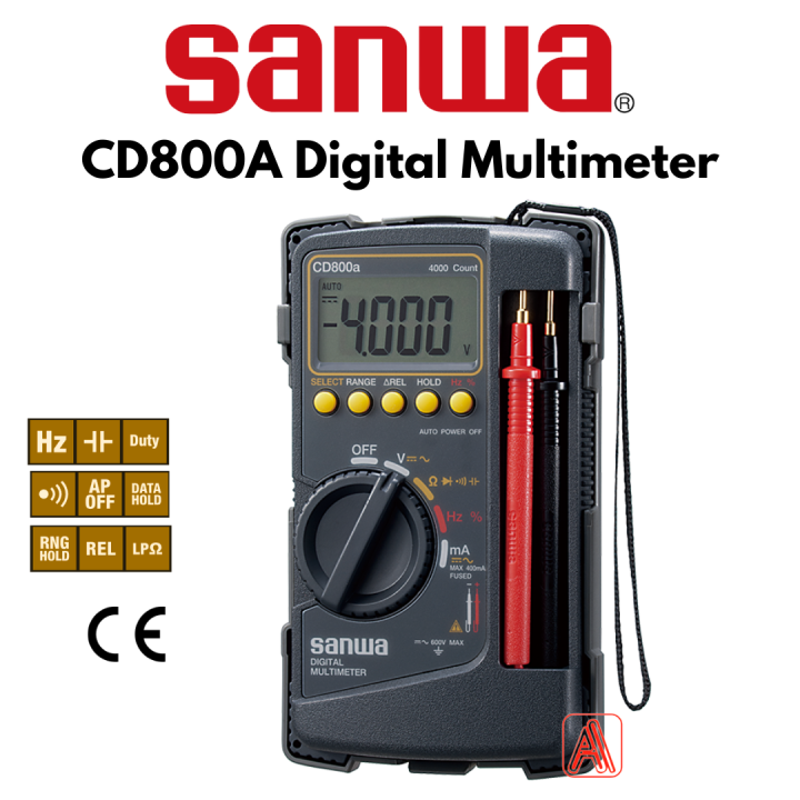 SANWA DIGITAL MULTIMETER CD800A (JAPAN) | Lazada