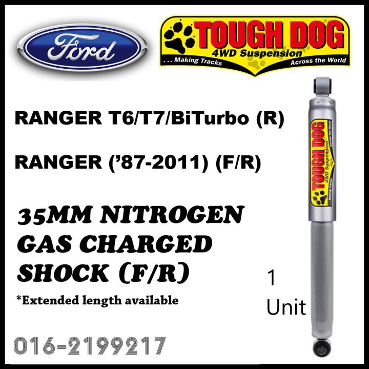 [Tough Dog] 35mm Nitrogen Gas Charged Shock (Front/Rear) for Ford ...