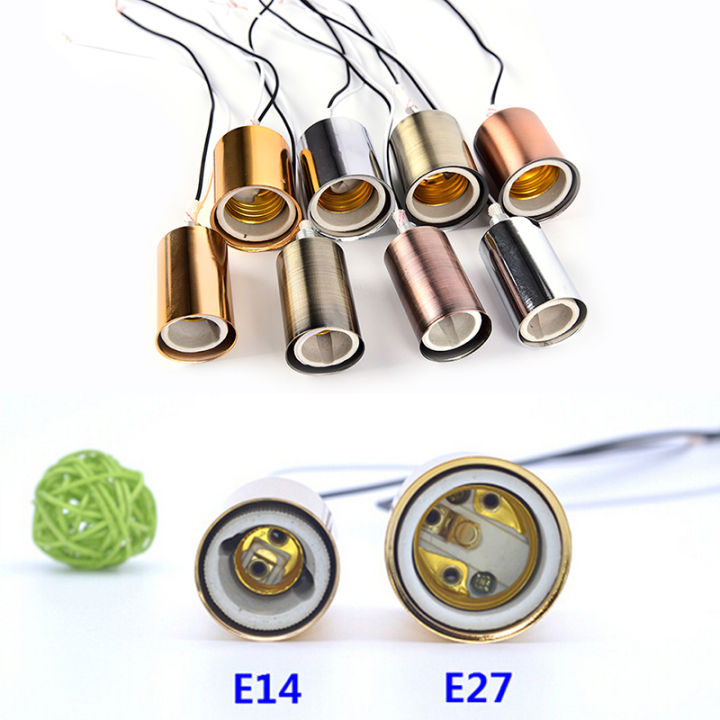 Pnate E27 E14 Ceramic Screw Base Round LED Light Bulb Lamp Socket ...
