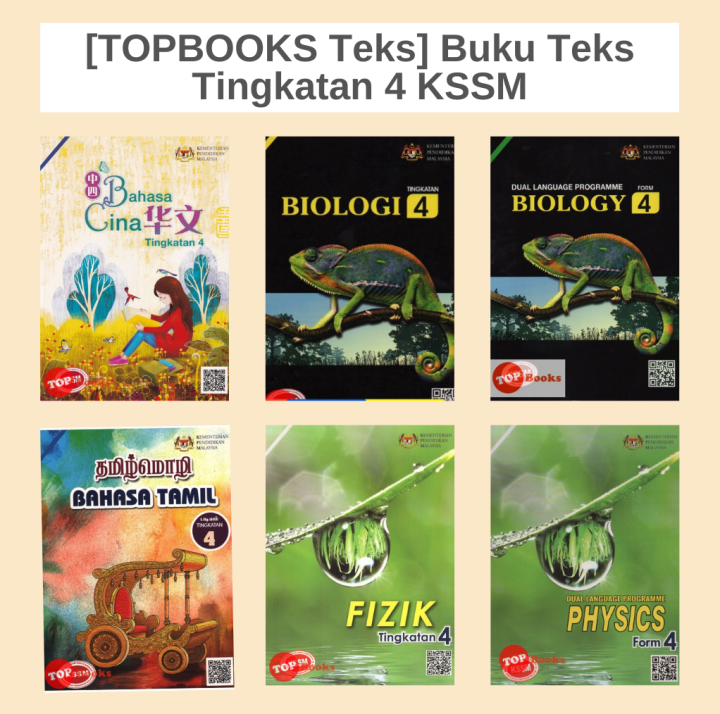 [TOPBOOKS Teks] Buku Teks Tingkatan 4 KSSM (2) | Lazada