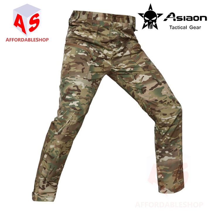 ASIAON IX11 Waterproof Cargo Pants Lightweight Tactical Battle Dress ...