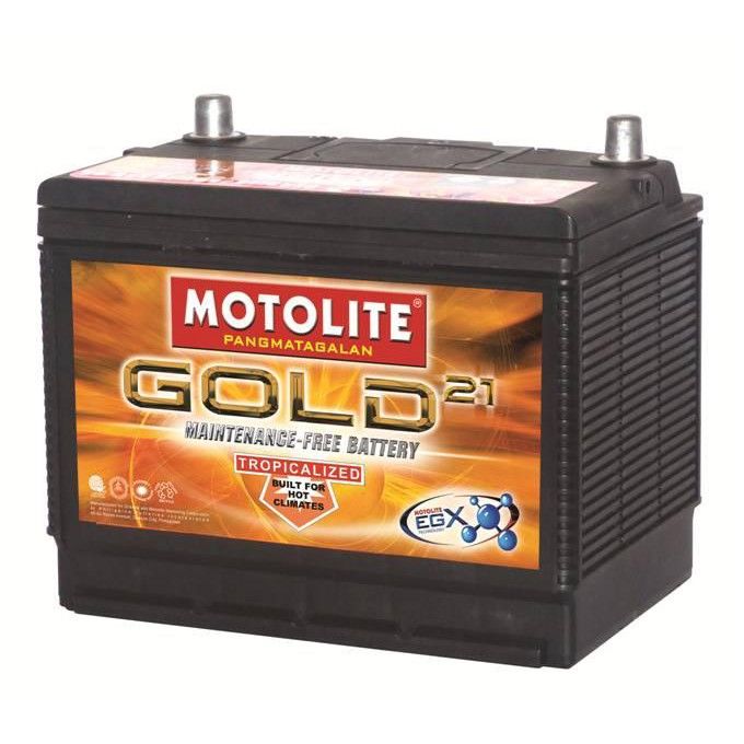 Motolite Gold DIN55 REVERSE Maintenance Free Car Battery (21mos ...