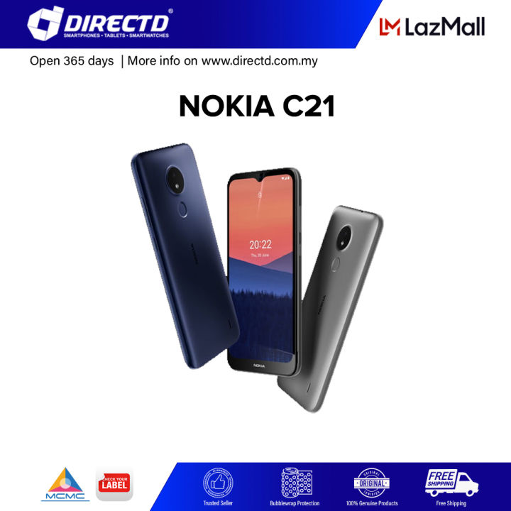 [READY STOCK] NOKIA C21 [3GB RAM | 64GB ROM] 1 Year Warranty by Nokia ...