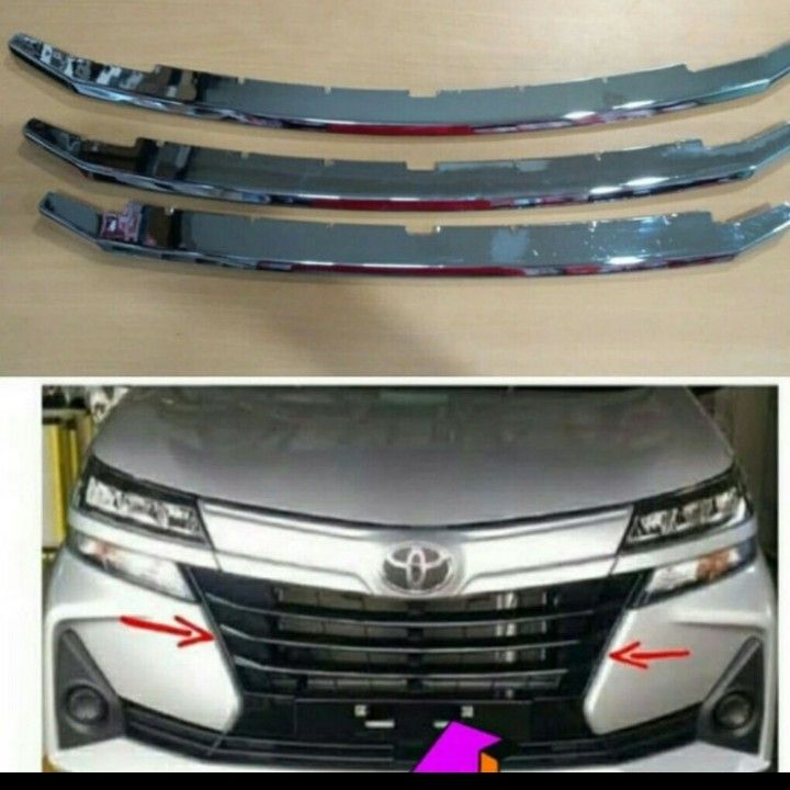 list grill chrome Avanza 2019 sampai 2021 | Lazada Indonesia