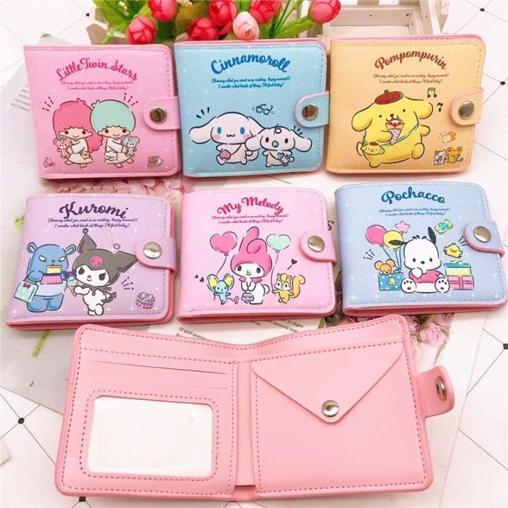 Kawaii Sanrio Cartoon Coin Wallet Sweet Children's and Women's Fashion ...