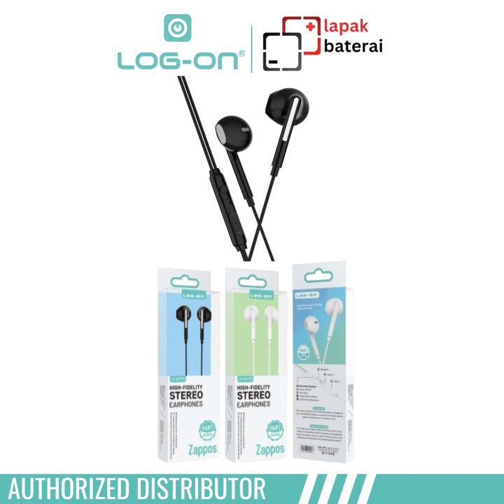 Earphone LOG ON HF775 Zappos HI-FI Stereo 3.5mm Handsfree / Headset ...