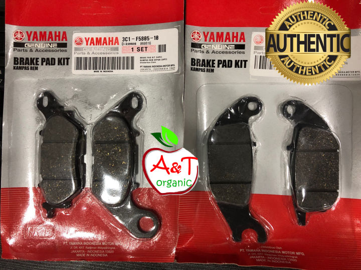 Tfx set - Genuine Yamaha Brake Pad 3c1+50c Front & rear set for Tfx 150 ...