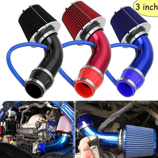 76mm 3 Inch Universal Car Cold Air Intake Filter Aluminum Induction