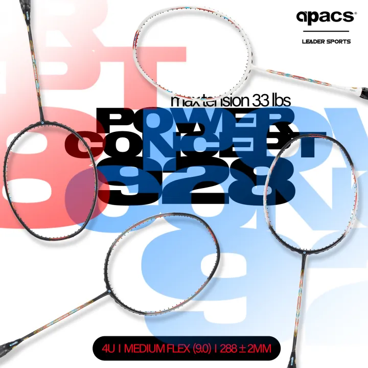 (FREE STRING & GRIP) APACS BADMINTON RACKET P.CONCEPT 928 | Lazada
