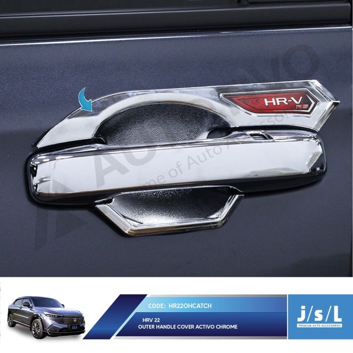 All New HRV 2022 Outer Handle Cover Activo Chrome JSL Mangkok Pintu | Lazada Indonesia