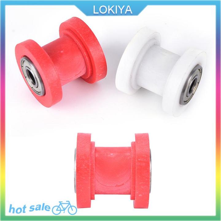 LOKIYA 10mm 8mm Chain Roller Slider Tensioner Wheel Guide Pit Dirt Mini ...