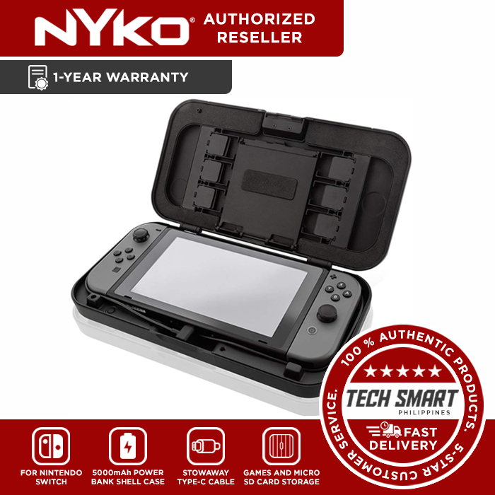 Nyko Power Shell Case with 5000mAh Power Bank for Nintendo Switch ...