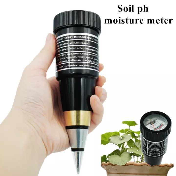 handheld soil pH moisture hygrometer with metal probe is suitable for ...