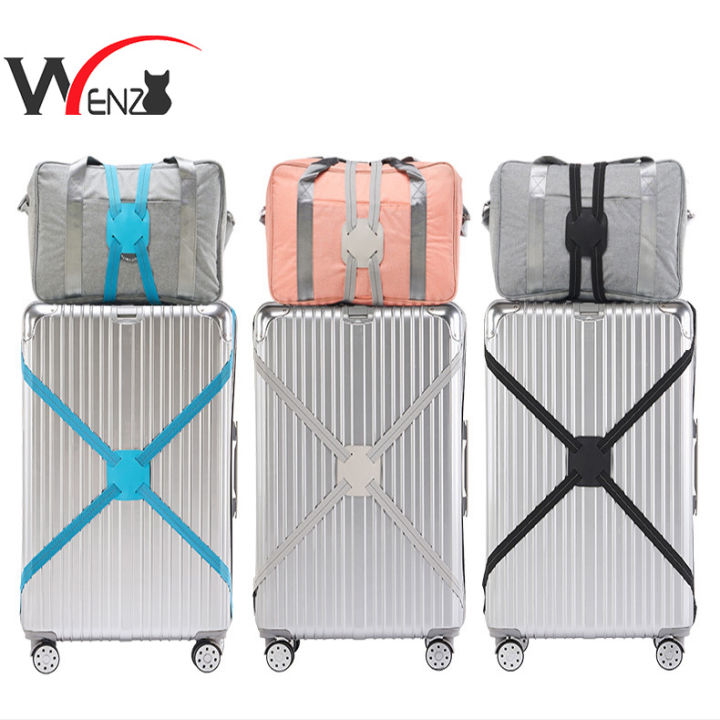 Travel Backpack Luggage Binding Belt Elastic Suitcase Fixed Trolley ...