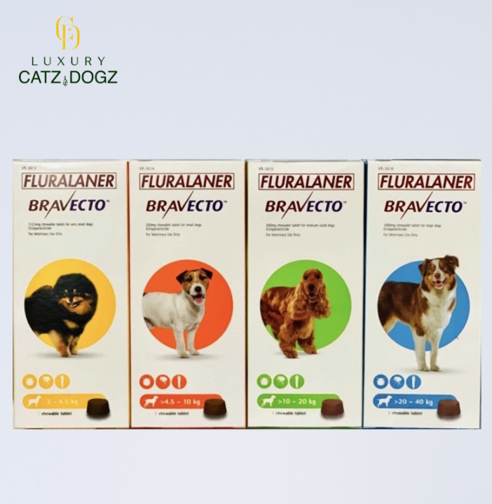 Bravecto Anti Tick and Flea for Dogs (with Sticker) I Official PH FDA ...