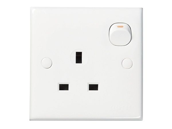 Schneider S-Classic Series 13A 1 Gang Switched Socket, White | Lazada