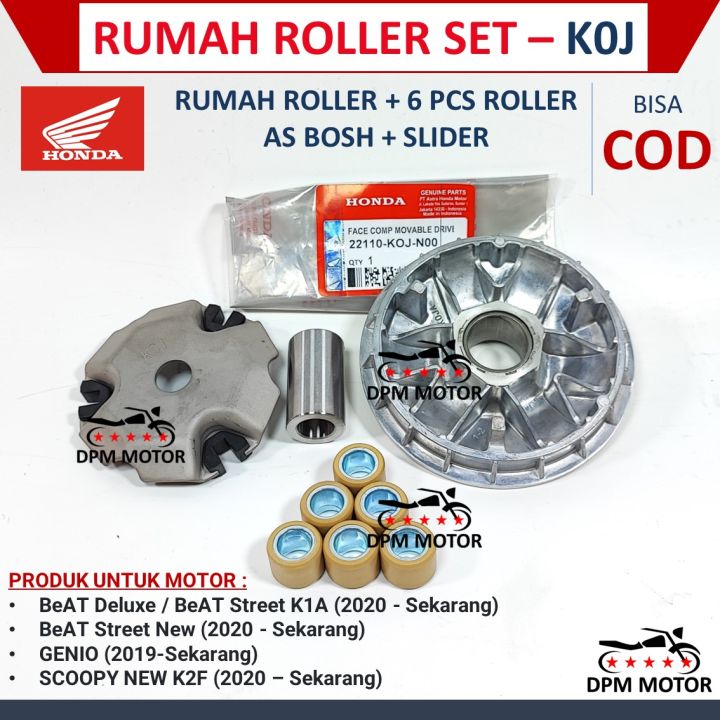 RUMAH ROLLER ASSY GENIO BEAT NEW DELUXE BEAT STREET NEW SCOOPY ESP K0J KOJ | Lazada Indonesia