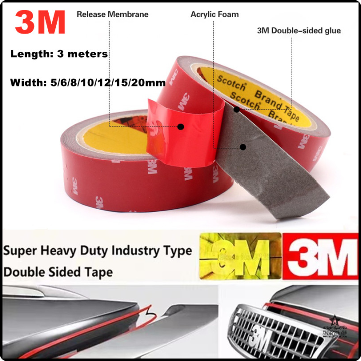 เทปโฟม3M 5608 VHB ดับเบิ้ลด้าน,แผ่นกาวอะคริลิคที่แข็งแรงกันน้ำคุณภาพสูงนำกลับมาใช้ใหม่ของตกแต่ง ...