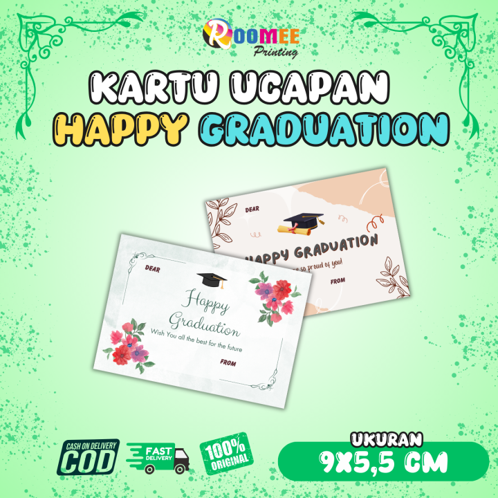 KARTU UCAPAN SELAMAT WISUDA / GRADUATION CARD / GREETING CARD / KARTU ...