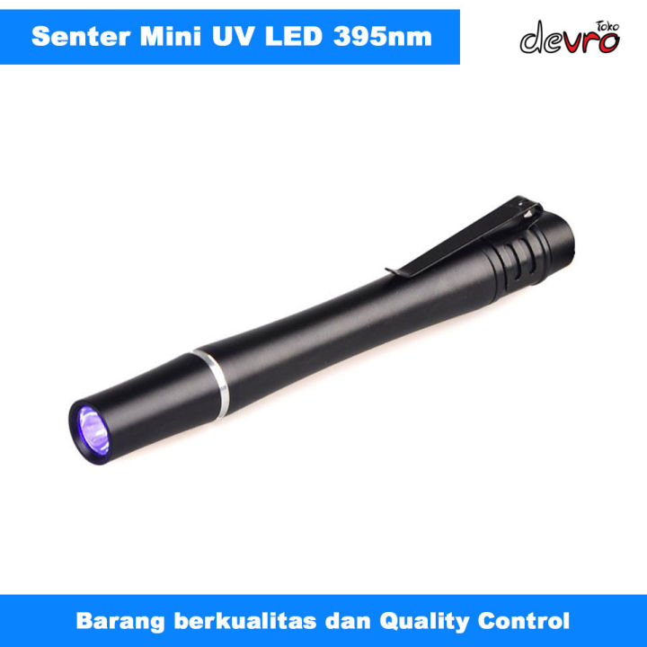 Senter Ultraviolet UV Light Pen Mini Senter LED 395nm - TaffLED UV-10 | Lazada Indonesia