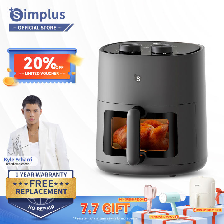 Simplus Air Fryer 5L Large Capacity Multifunction Fryer Non-stick Oil ...