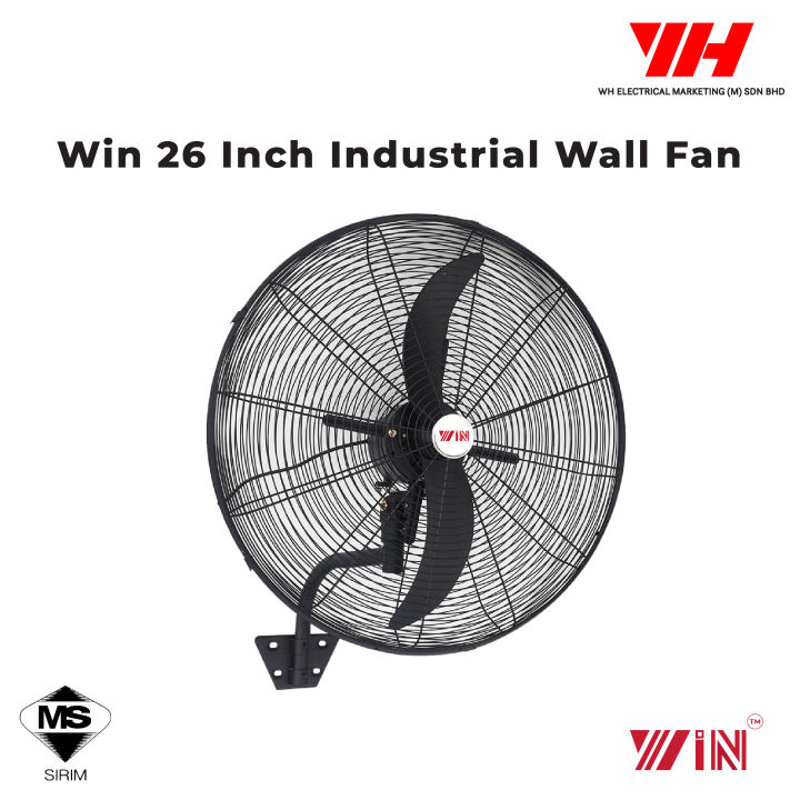 WIN 26" INDUSTRIAL WALL FAN | Lazada