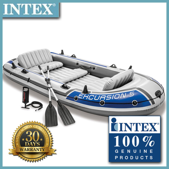 Intex 68325 Excursion 5 Inflatable Boat Set | Lazada PH