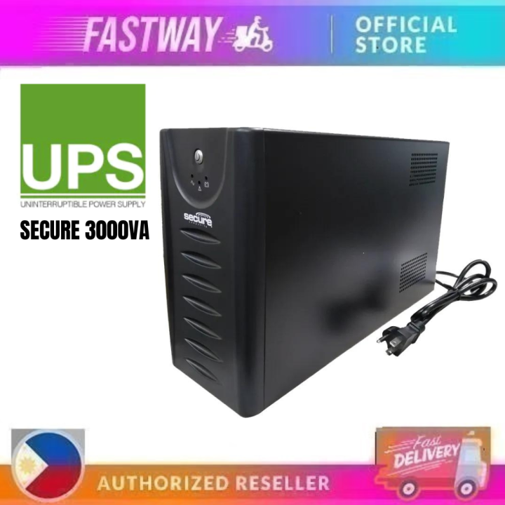 SECURE UPS 3000VA 6-SOCKETS UNINTERRUPTIBLE POWER SUPPLY W/ AVR | Lazada PH SECURE UPS 3000VA 6-SOCKETS UNINTERRUPTIBLE POWER SUPPLY W/ AVR | Lazada PH