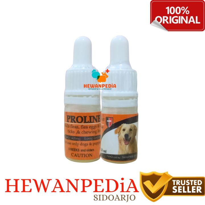 PROLINE DOG PLUS - Obat Kutu Tetes Anjing Leher Tengkuk Telur Larva ...