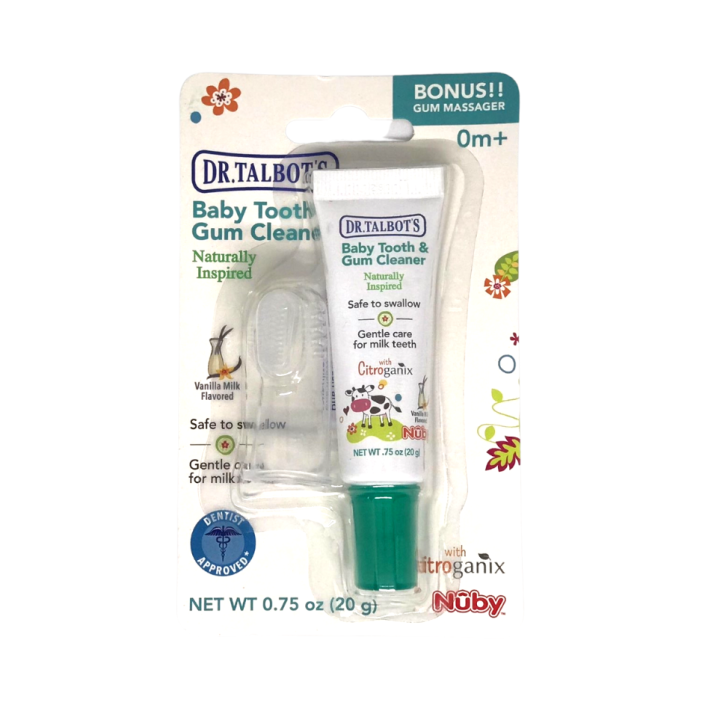 Dr. Talbot's Baby Tooth Gum Cleaner Naturally Inspired With Citroganix ...