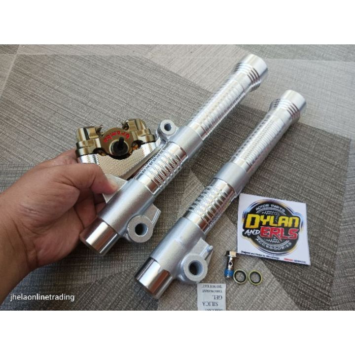 LIGHTEN FRONT SHOCK W/ LINING WAVE 125 with DORAEMON BRAKE CALIPER ...