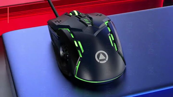 G5 Wired Gaming Mouse Colorful Backlight 6 Button Silent Mouse 4-speed ...